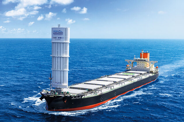Segel auf Frachtern: Japaner vervierfachen „Wind Challenger“-Systeme an ...